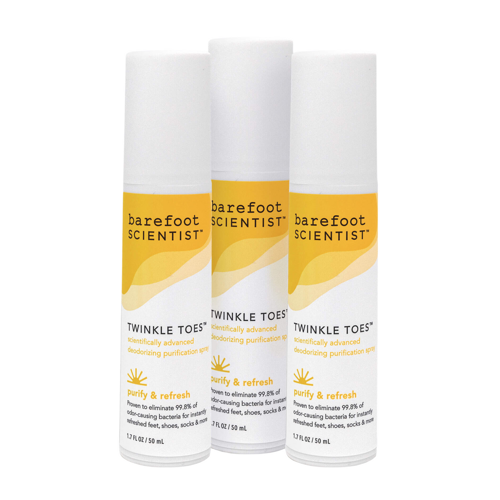 Bacteria-Killing Foot Spray Trio - Twinkle Toes™ – Barefoot Scientist